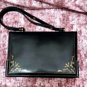Michelangelo | Bags | Vintage Michelangelo Florence Italy Black Kelly ...